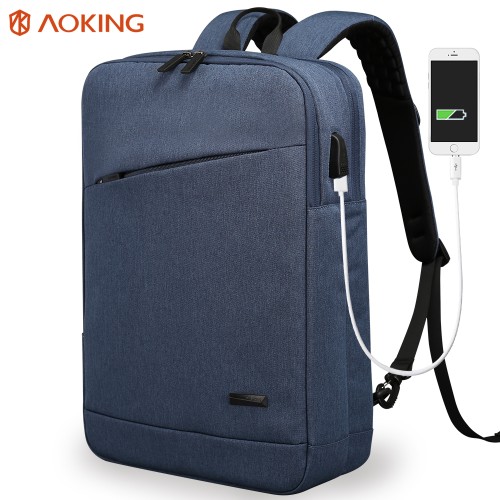 AOKING USB Charging Business Backpack Multifunctional Backpacks for Laptop