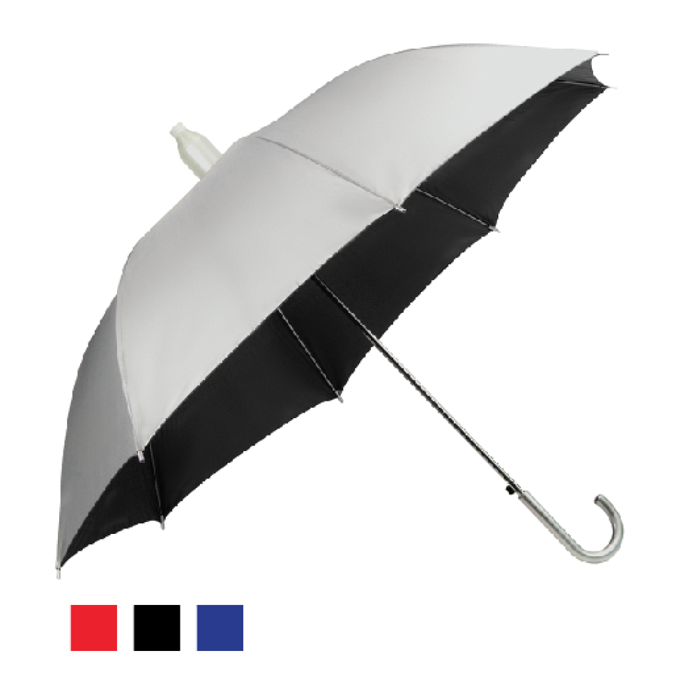 24" Silver Lining Umbrella with Plastic Cover
